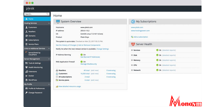 Windows Server Hosting Control Panels